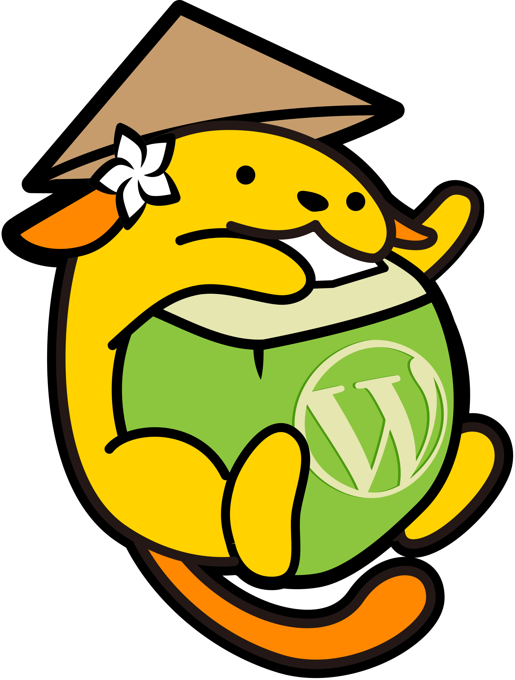 Wapuu Kelapa Muda — Wapu.us